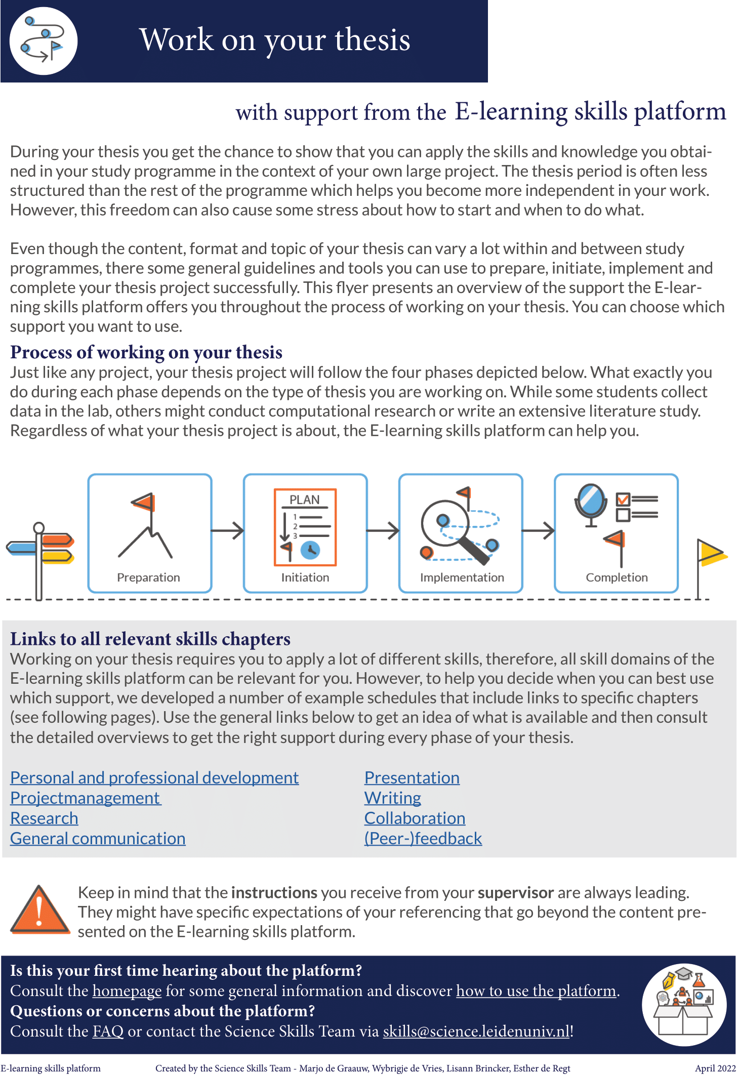 A strong start with the Science Skills Platform - Leiden University